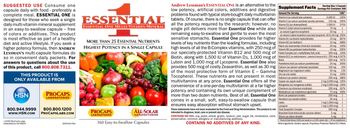 ProCaps Laboratories - Essential 1 - 360.0 Easy-To-Swallow Capsule(s ...
